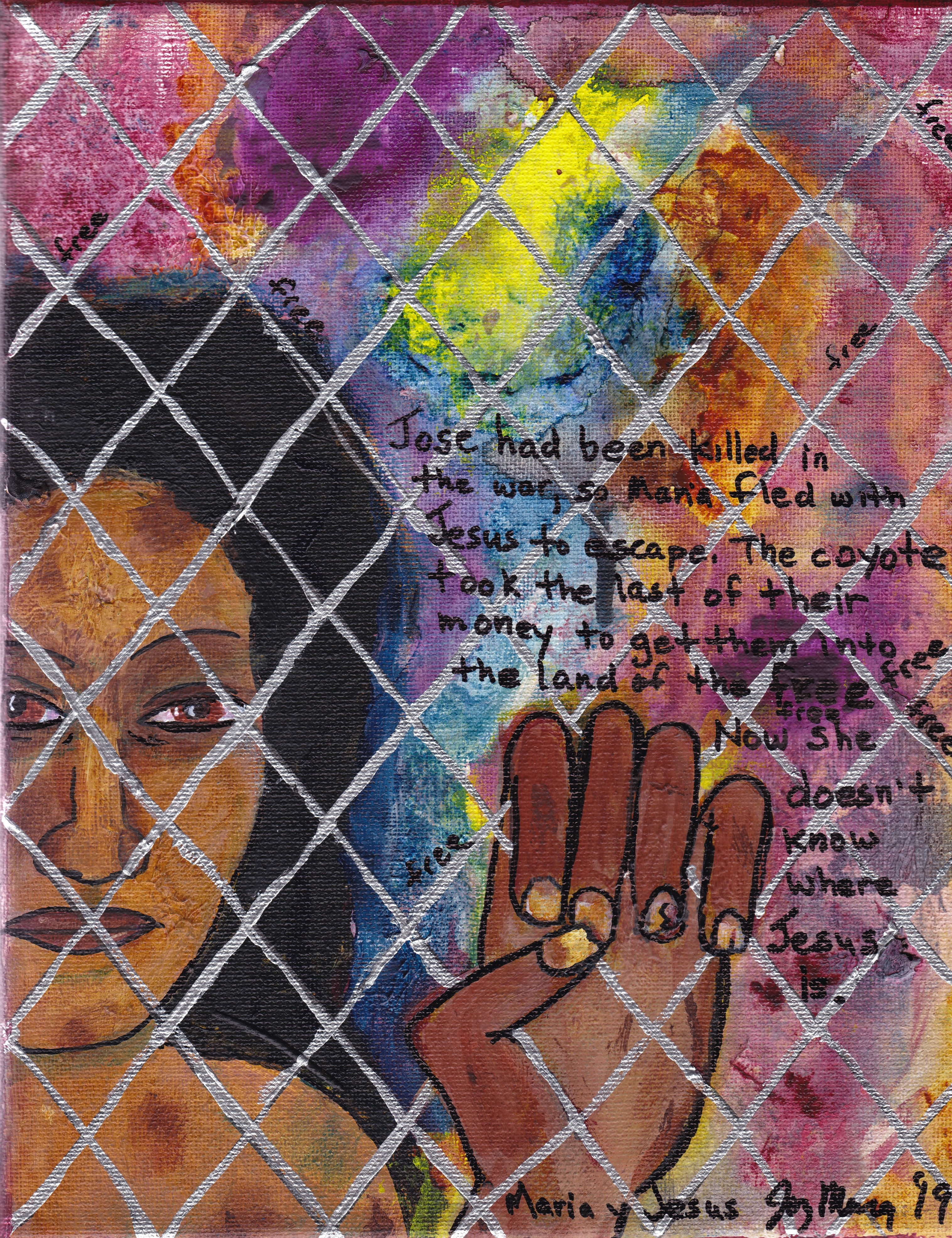 Maria y Jesus – joy murray art~stories~life